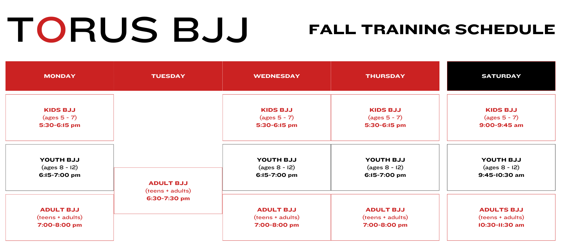 TORUS BJJ - Practice Brazilian Jiu Jitsu in Carleton Place, Ontario