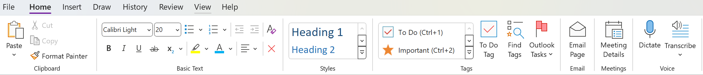 Using Tagging in Microsoft OneNote — Arranging Time