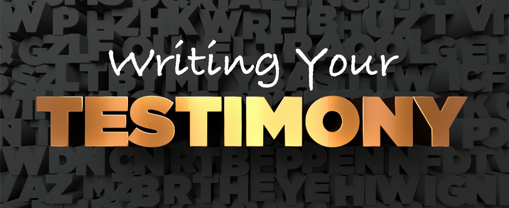 A Guide to Writing Your Testimony — Coram Deo Bible Church