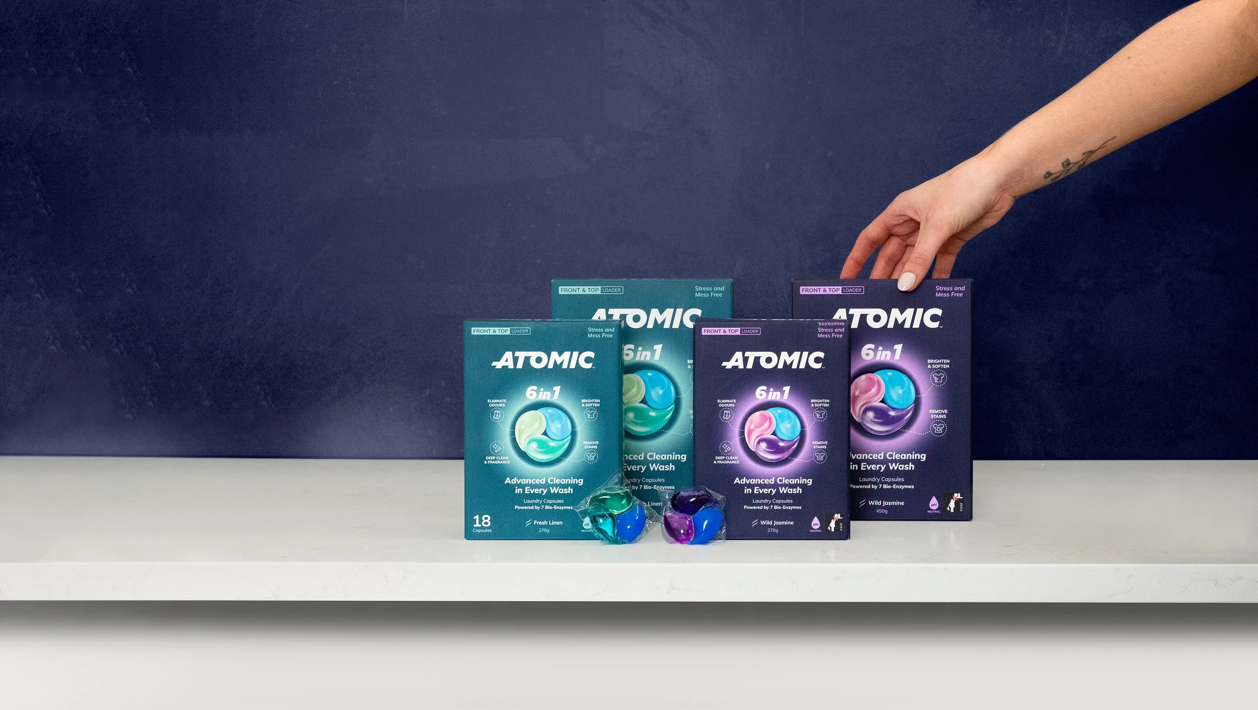 Laundry Capsules — Atomic