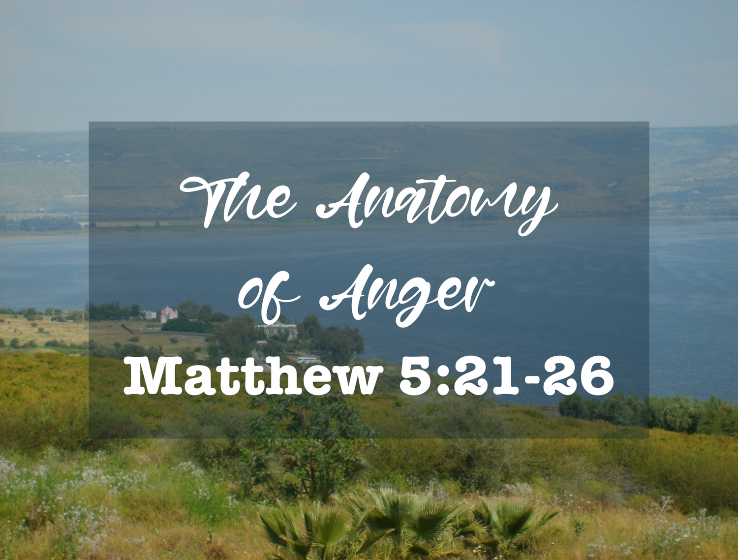 The Anatomy of Anger: Insights from Matthew 5:21-26 — Shepherd Thoughts