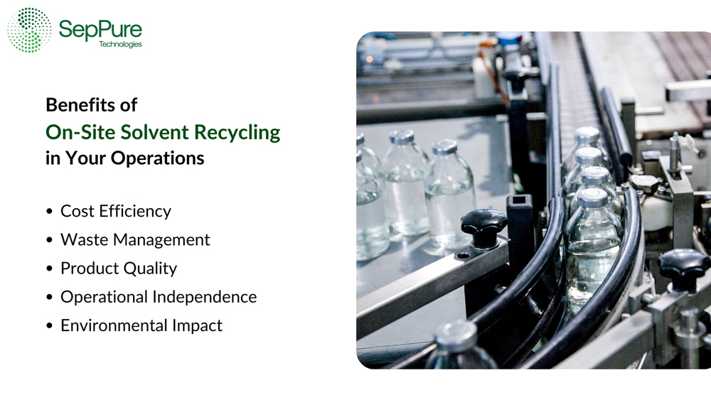 On-Site Solvent Recycling in Pharma | SepPure — SepPure Technologies