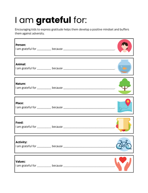 8 Mindfulness Worksheets for Kids — Child Therapy Guide