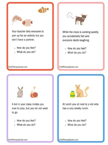 Free Conversation Starters for Child & Adolescent Therapy — Child ...