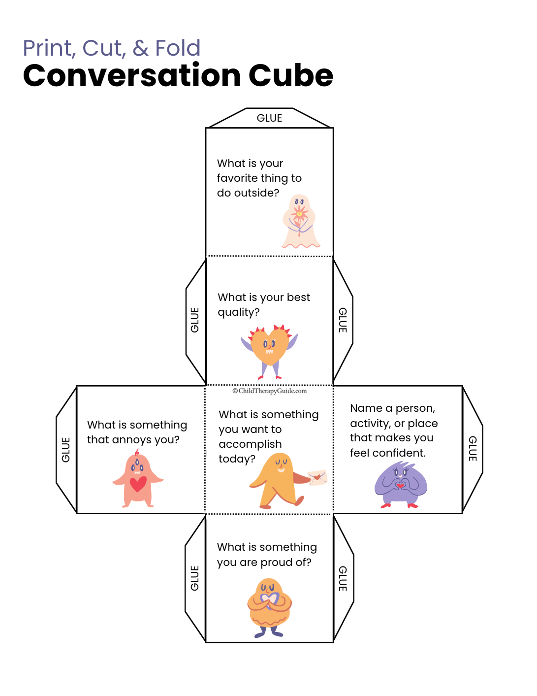Free Conversation Starters for Child & Adolescent Therapy — Child ...