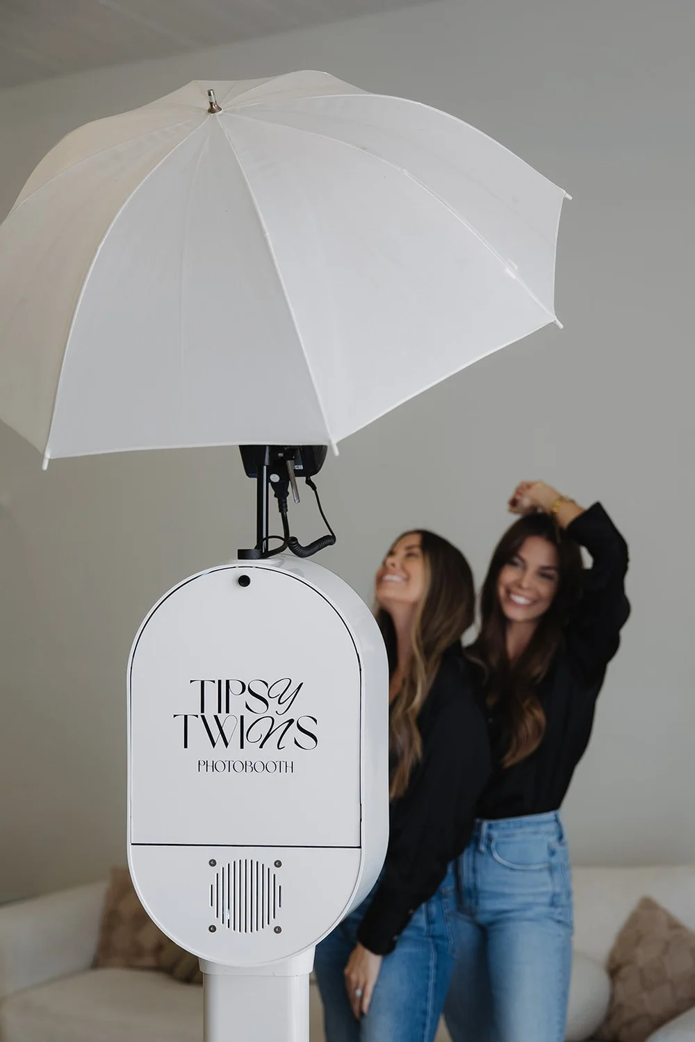 Modern Open-Air DSLR Photo Booth Rental | Tipsy Twins Photo Booth