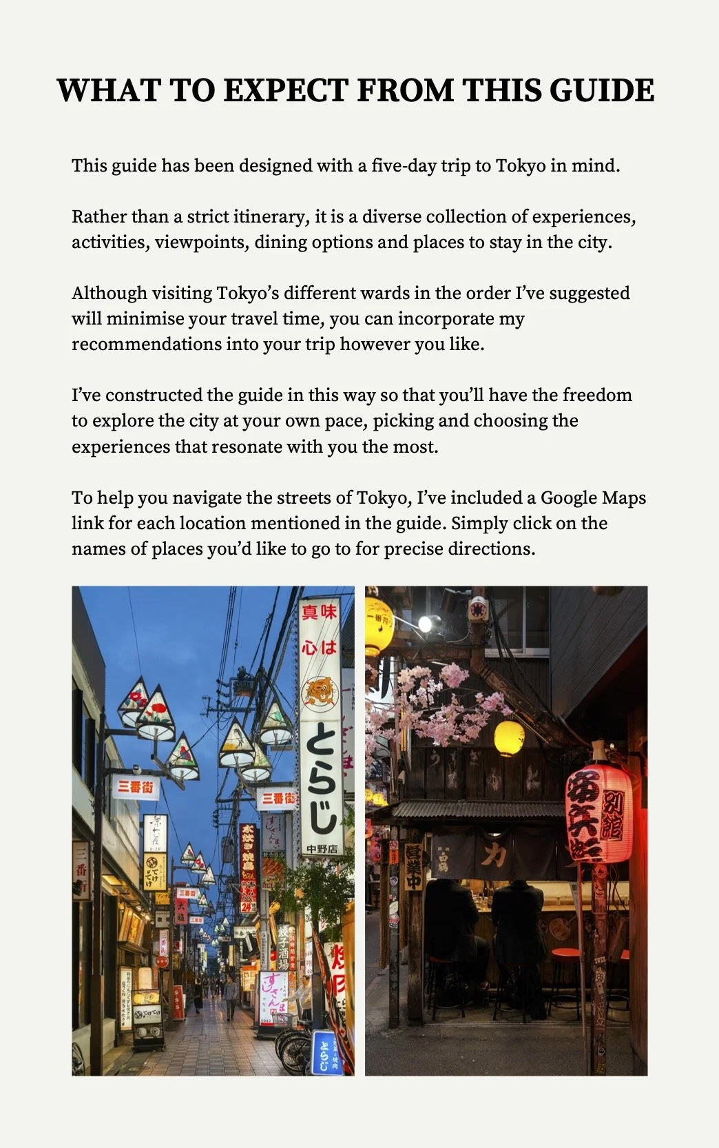 Tokyo Guide — Where To Find Me