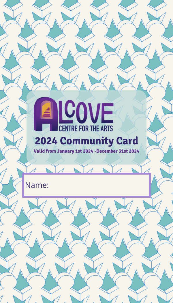 Community Card — The Alcove Centre for the Arts