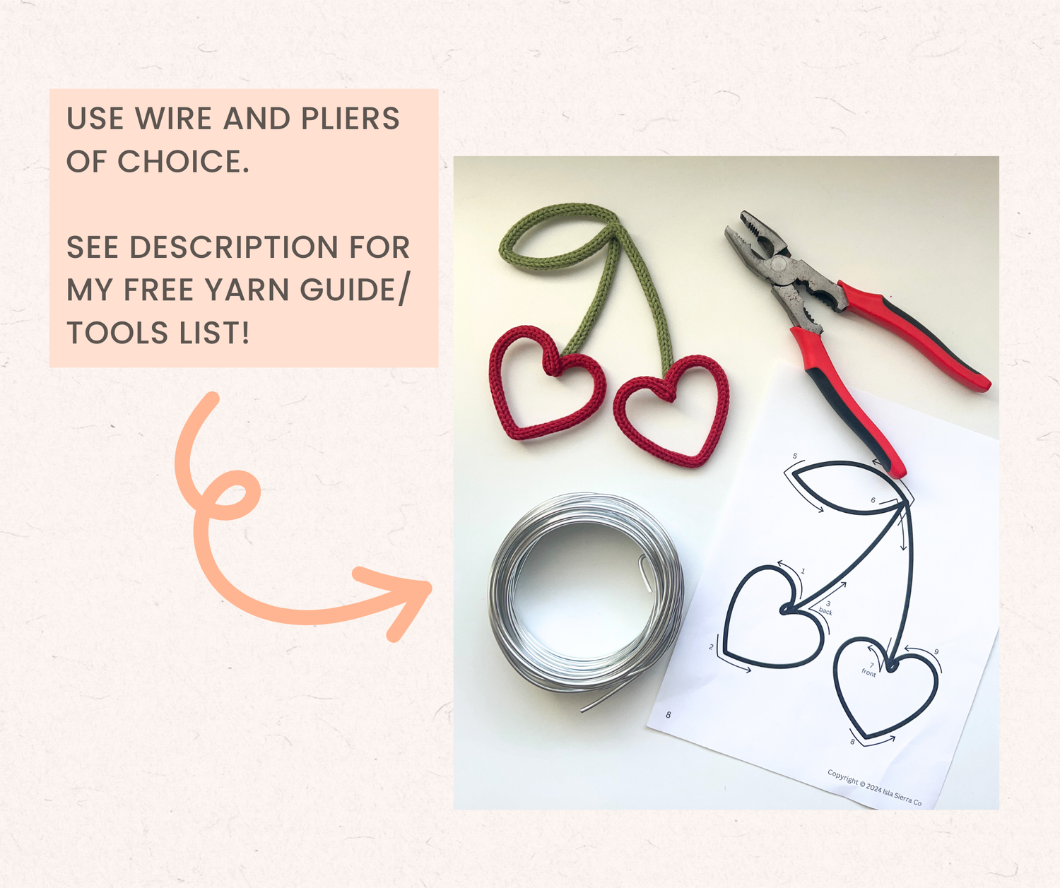 Templates | Knitted Wire Template — Isla Sierra Co
