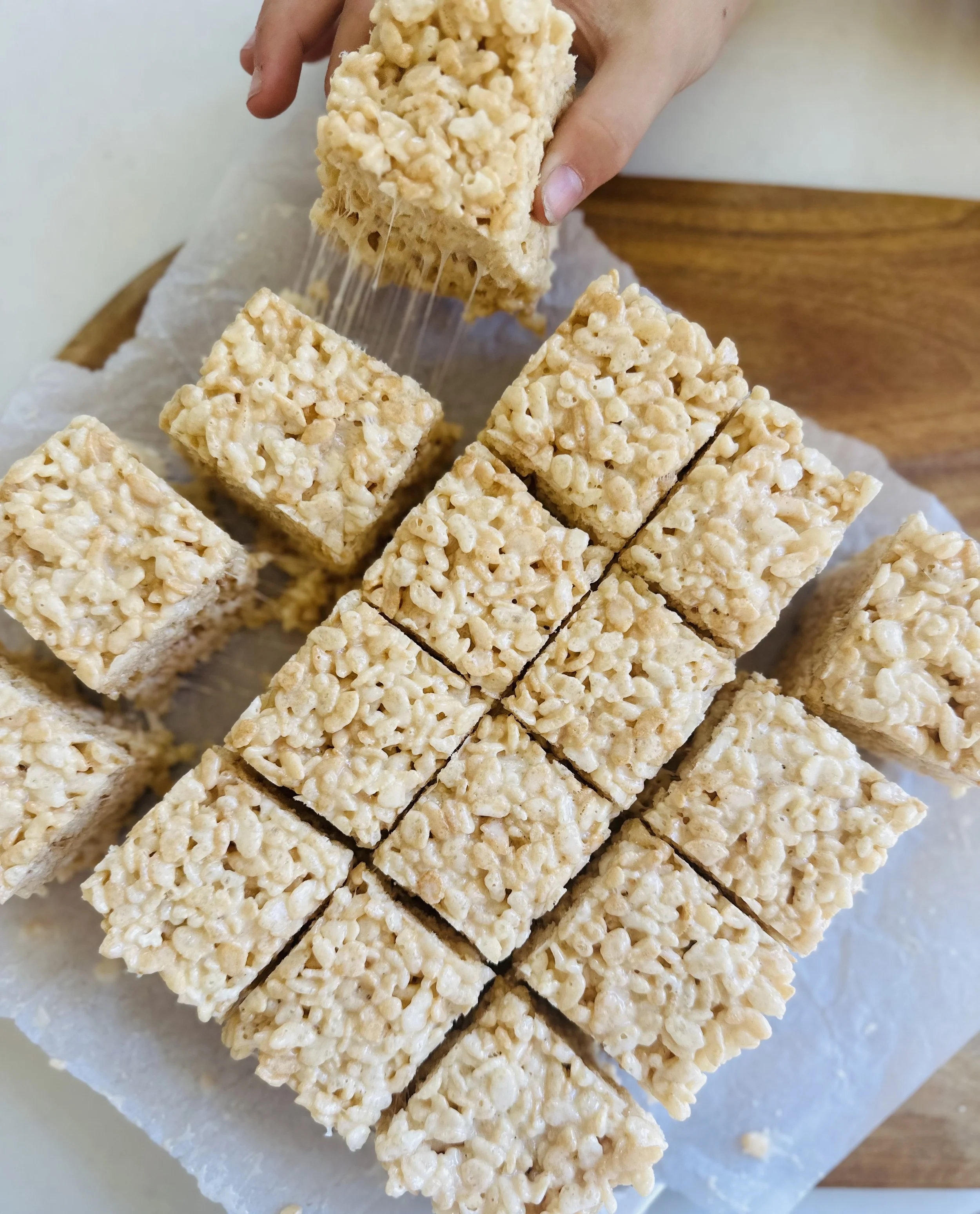 Salted, Browned Butter Rice Krispie Squares — Christie's lovestory