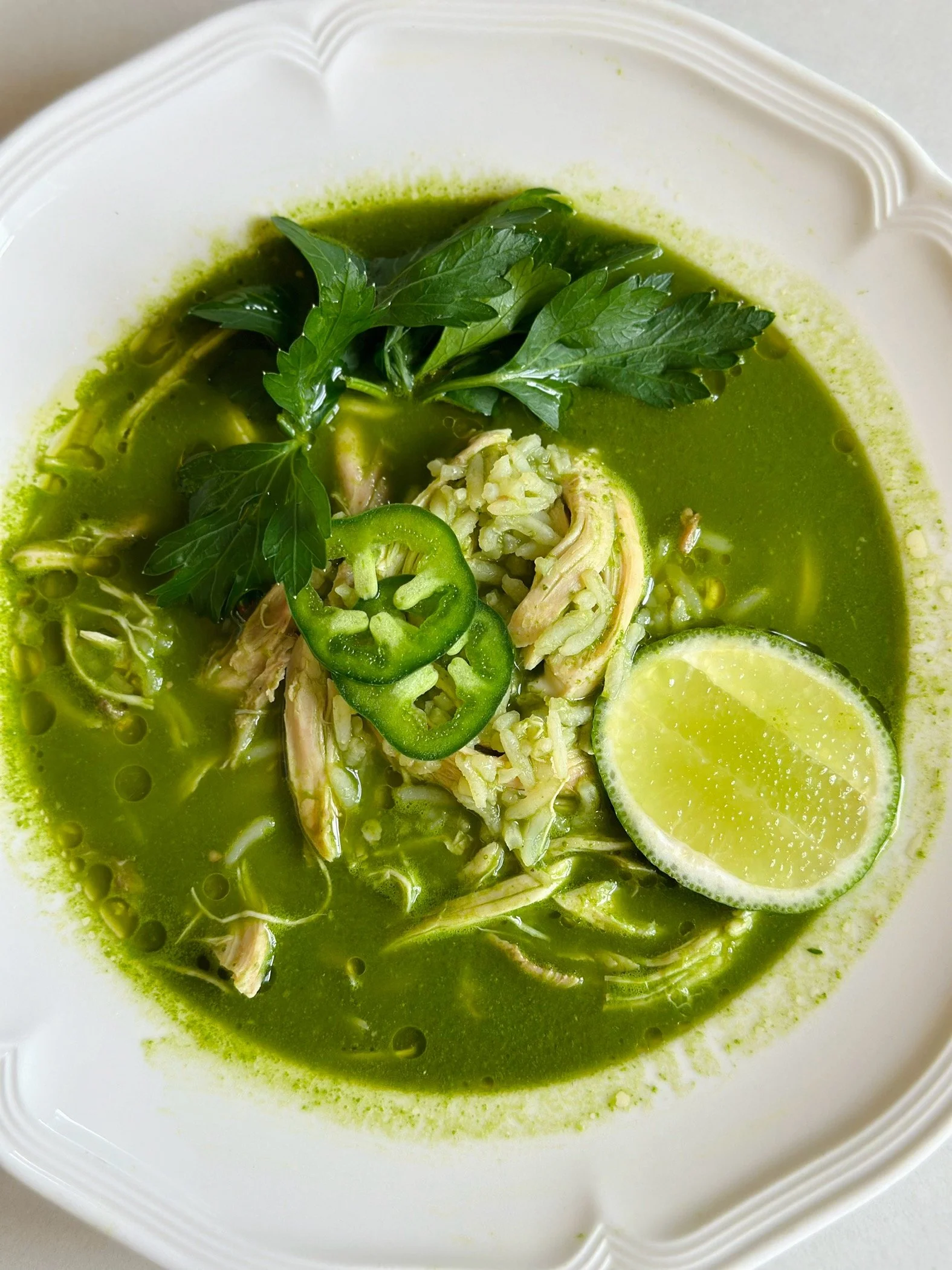 Swamp Soup (aka green garlic ginger chicken soup) — Christie's lovestory