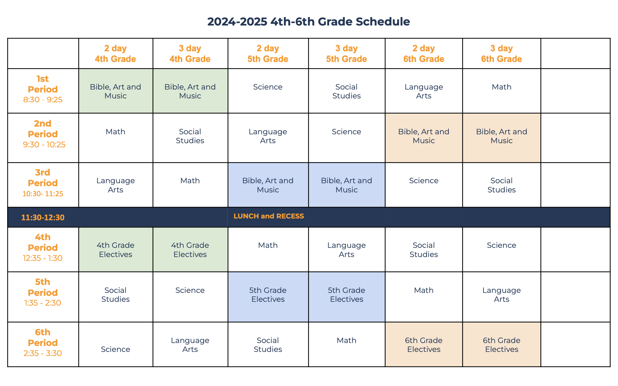 Class Schedules — Northpoint Classes