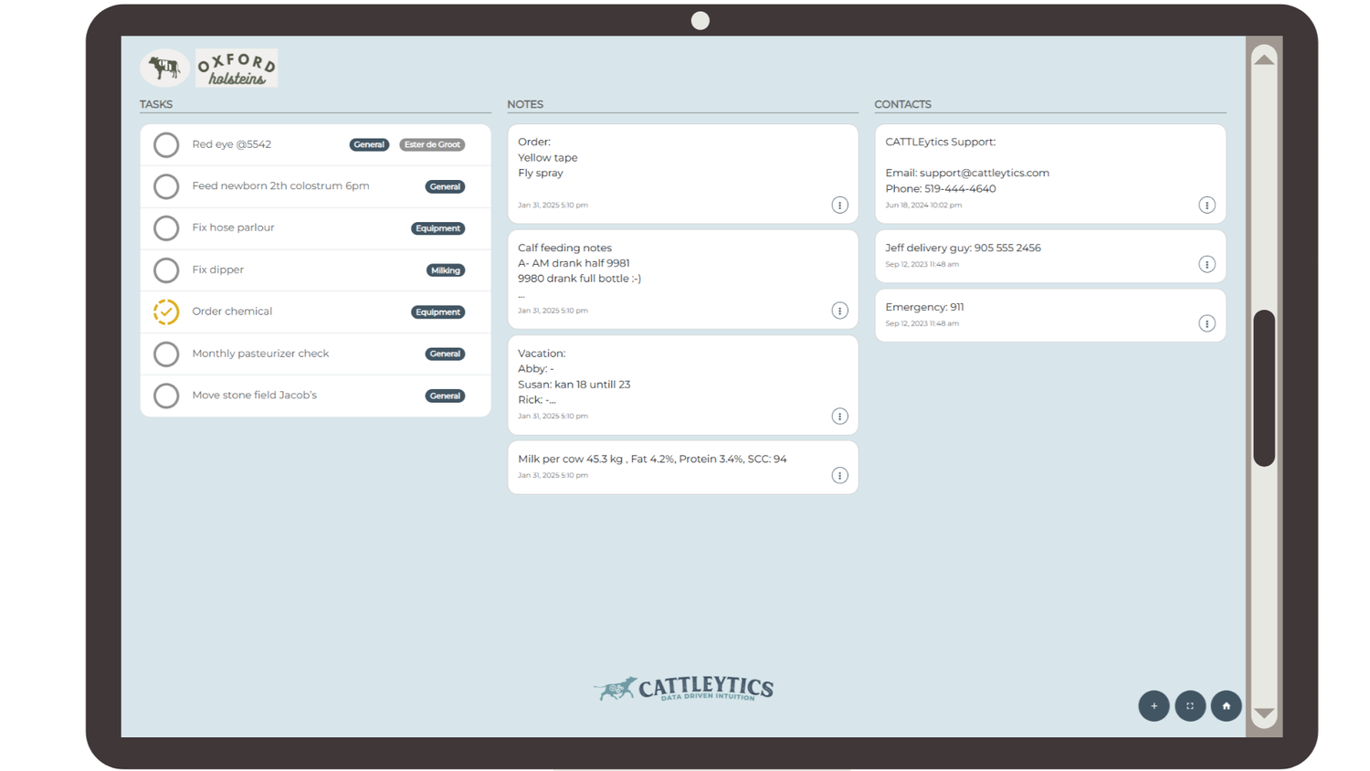 Task Manager | Streamline Your Dairy Tasks Today — CATTLEytics Dairy ...