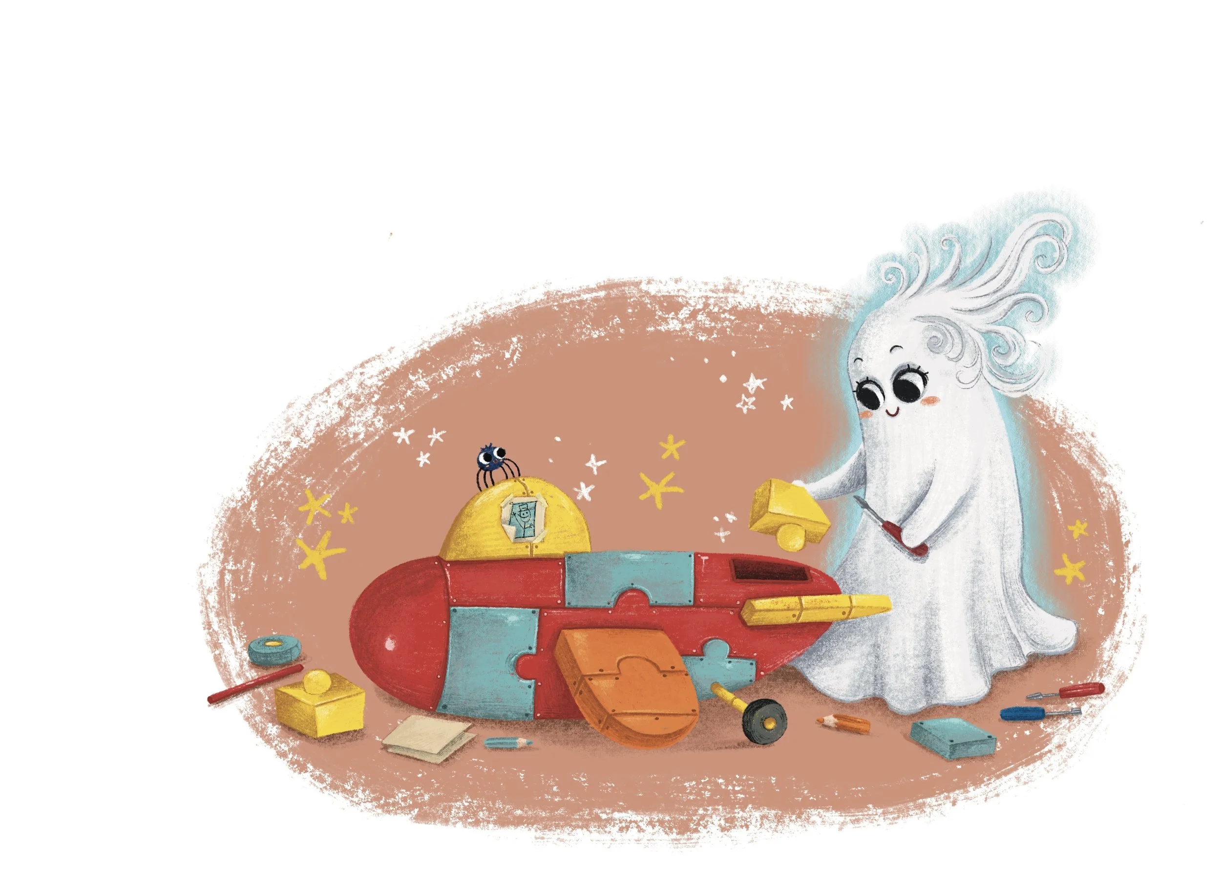 Five little ghosts — Nadine Issa