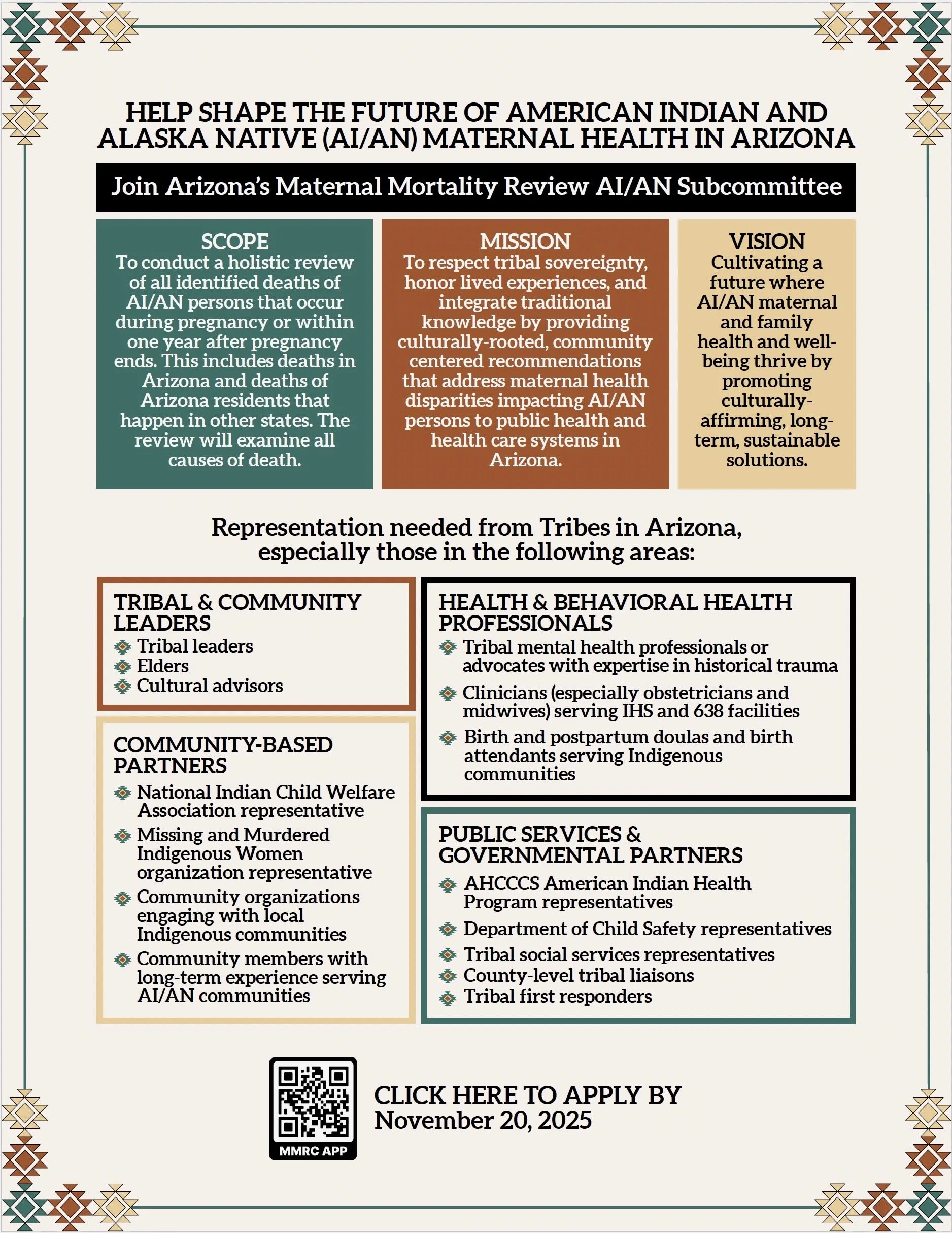 Partners' Events & Resources — Navajo Maternal and Child Health Project