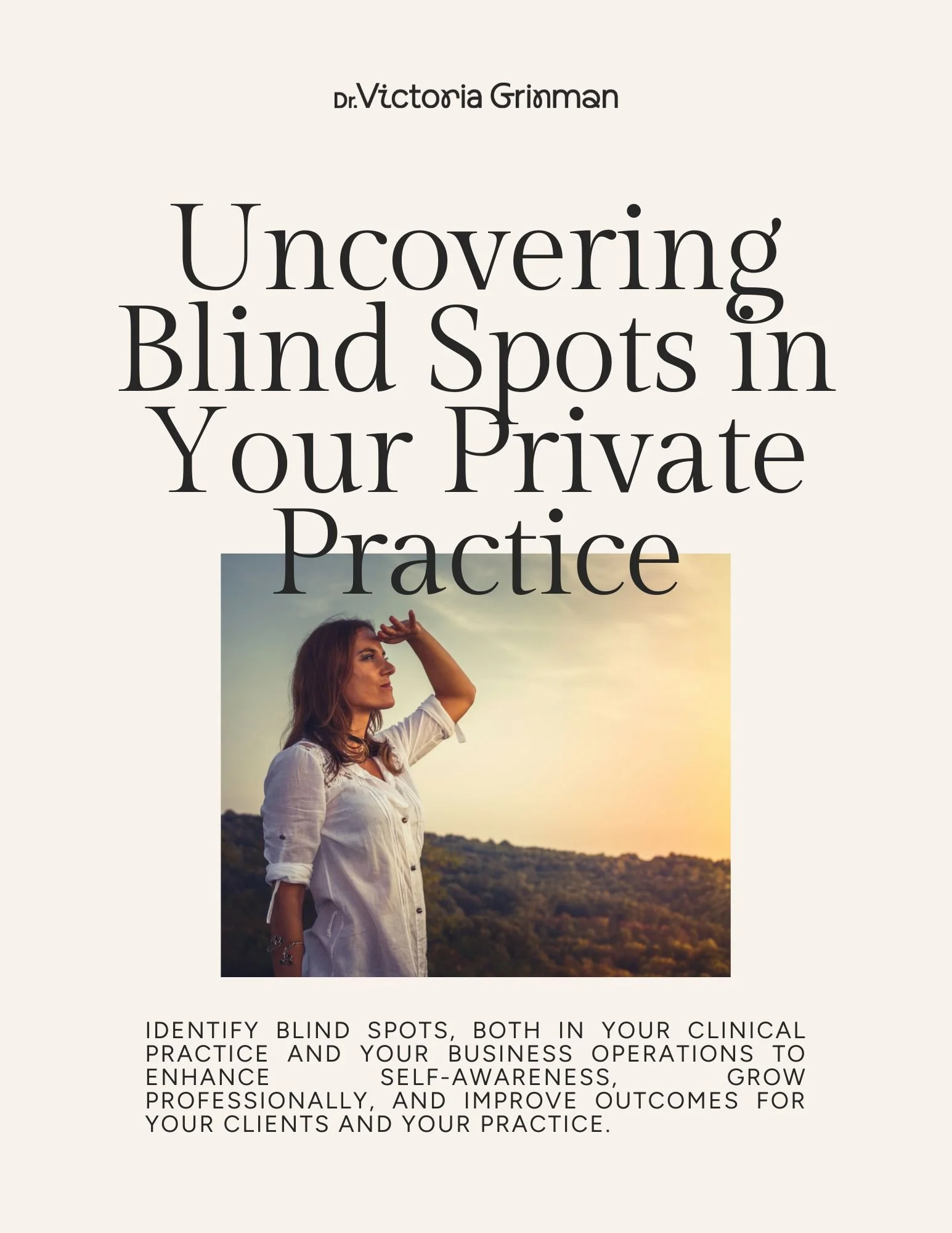 Worksheets — Dr. Victoria Grinman | Psychotherapist & Mentor