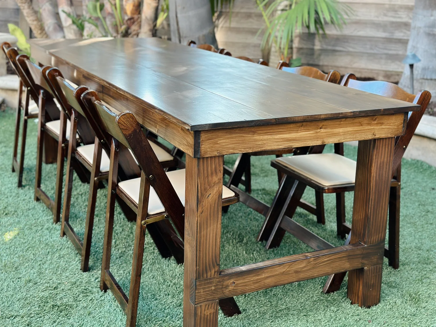 Silverspur Party Rentals - Wood Farm Tables, Chairs & Arbors - Event ...