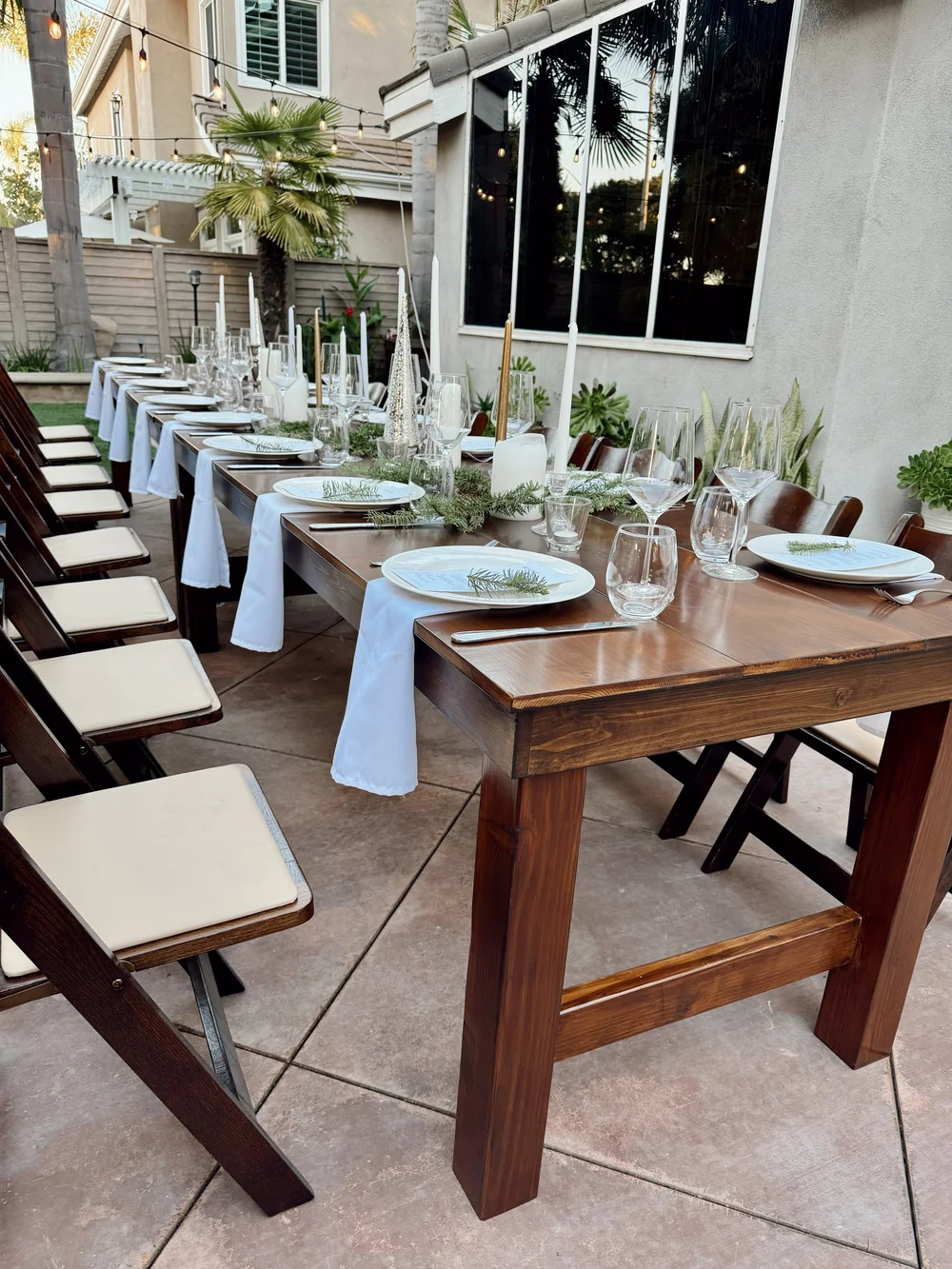 Silverspur Party Rentals - Wood Farm Tables, Chairs & Arbors - Event ...