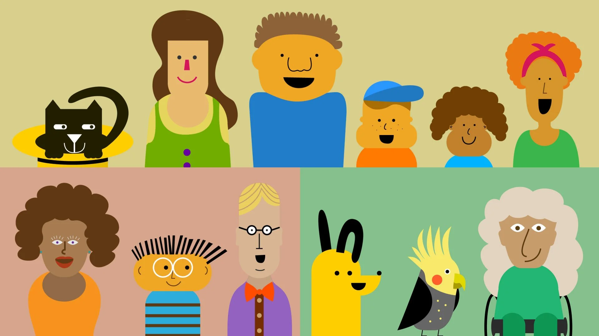 Sesame Family — Mike Slane Studio