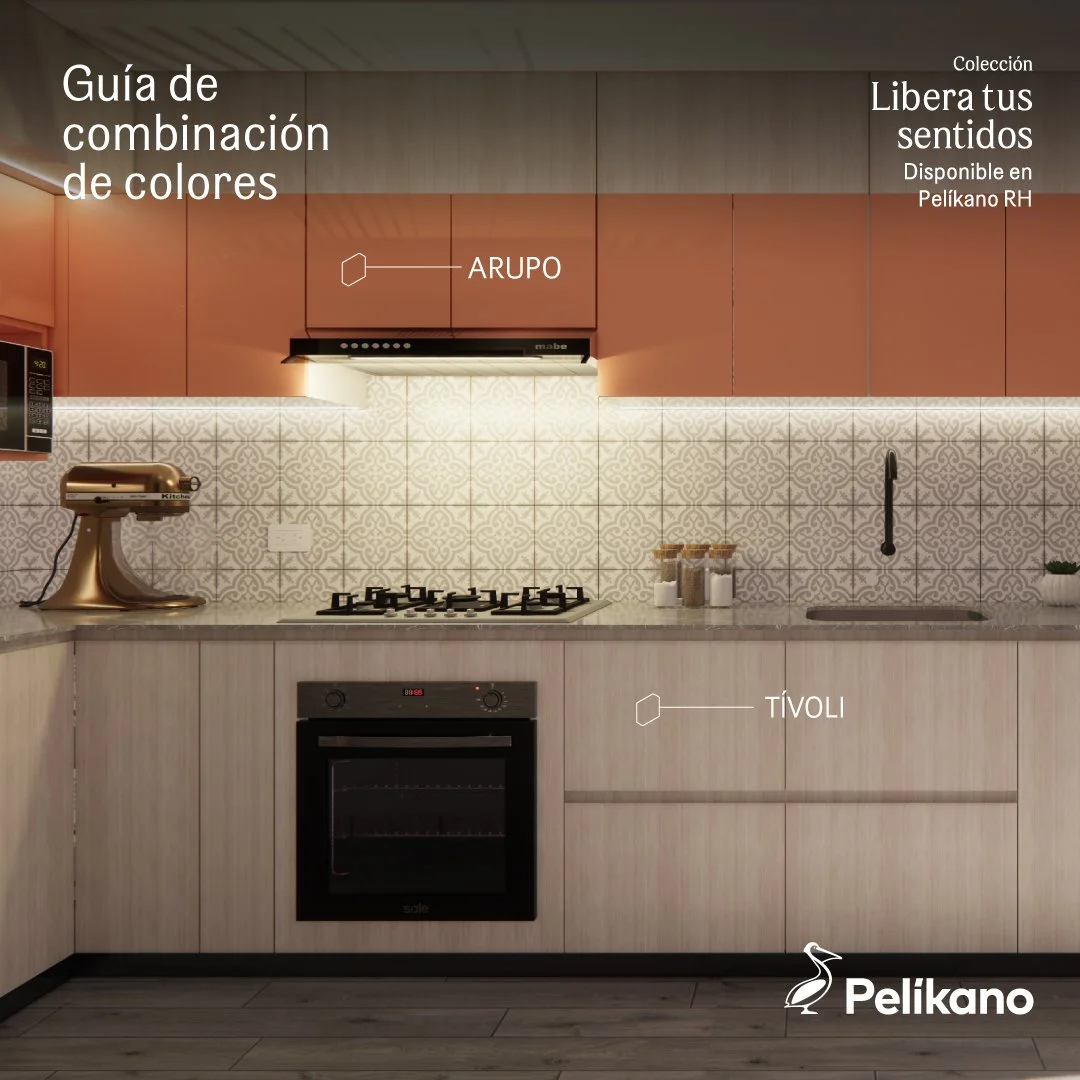 Cocinas: Guía de combinación de colores — Pelikano