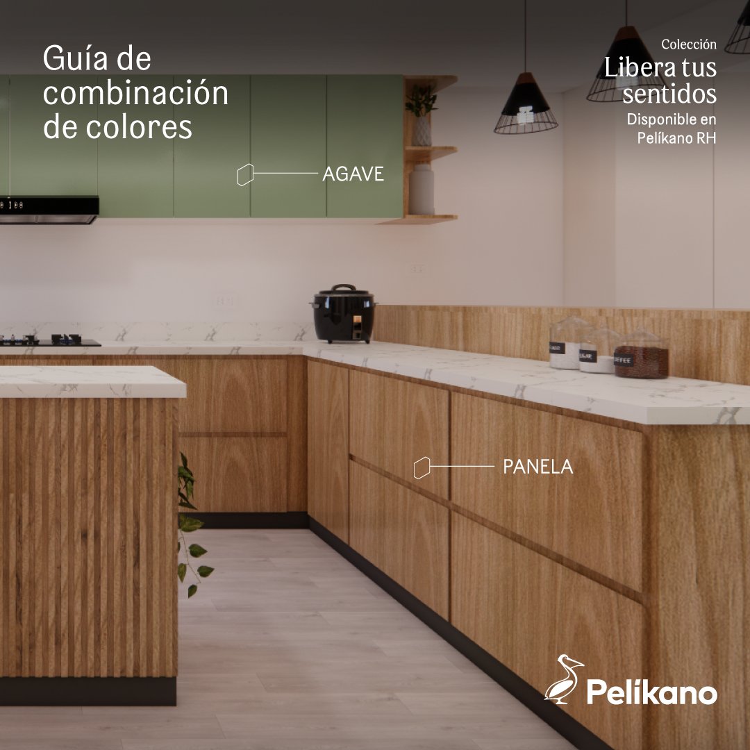 Cocinas: Guía de combinación de colores — Pelikano