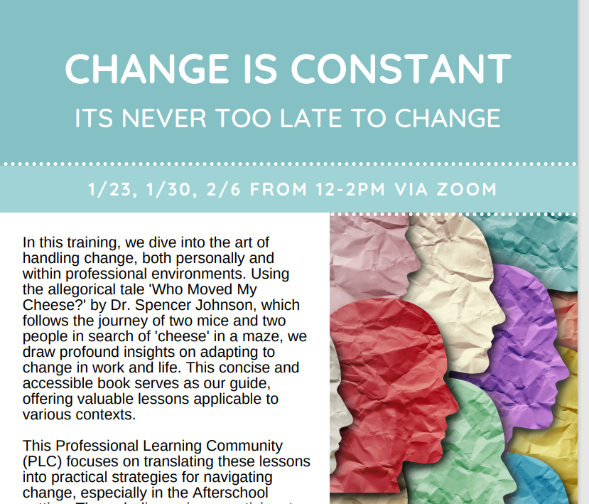 Professional Development for Afterschool — Massachusetts Afterschool ...