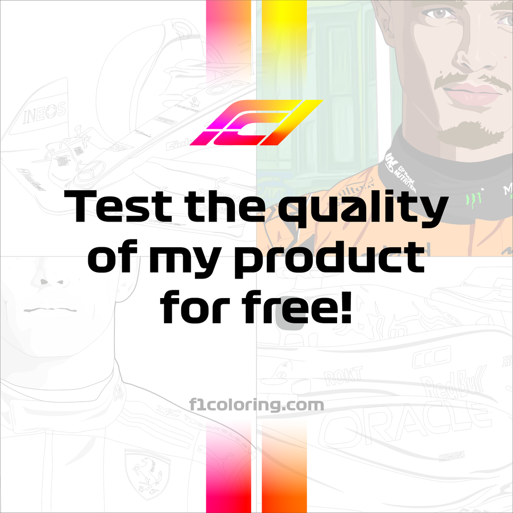Max Verstappen RB20 coloring page — f1coloring