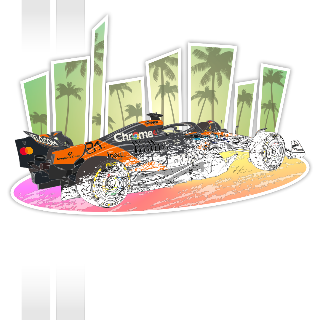 McLaren MCL39 Lando Norris #4 (2025) | High-Quality F1 Coloring Page ...