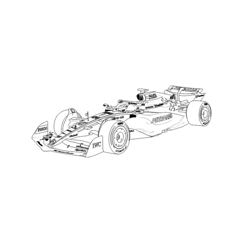 Max Verstappen RB20 coloring page — f1coloring