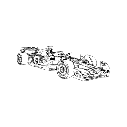 Max Verstappen RB20 coloring page — f1coloring