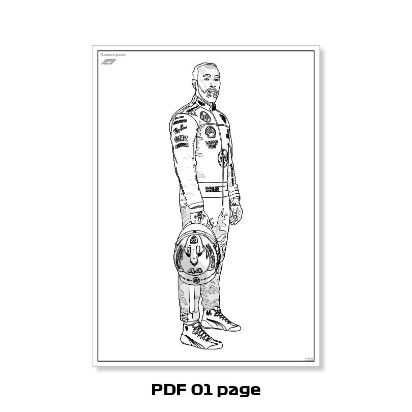 Max Verstappen RB20 coloring page — f1coloring