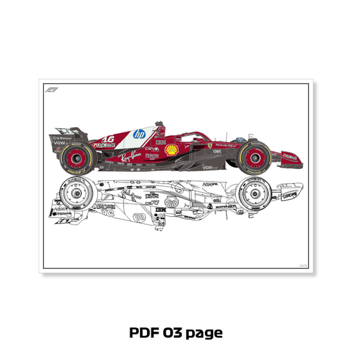 Max Verstappen RB20 coloring page — f1coloring