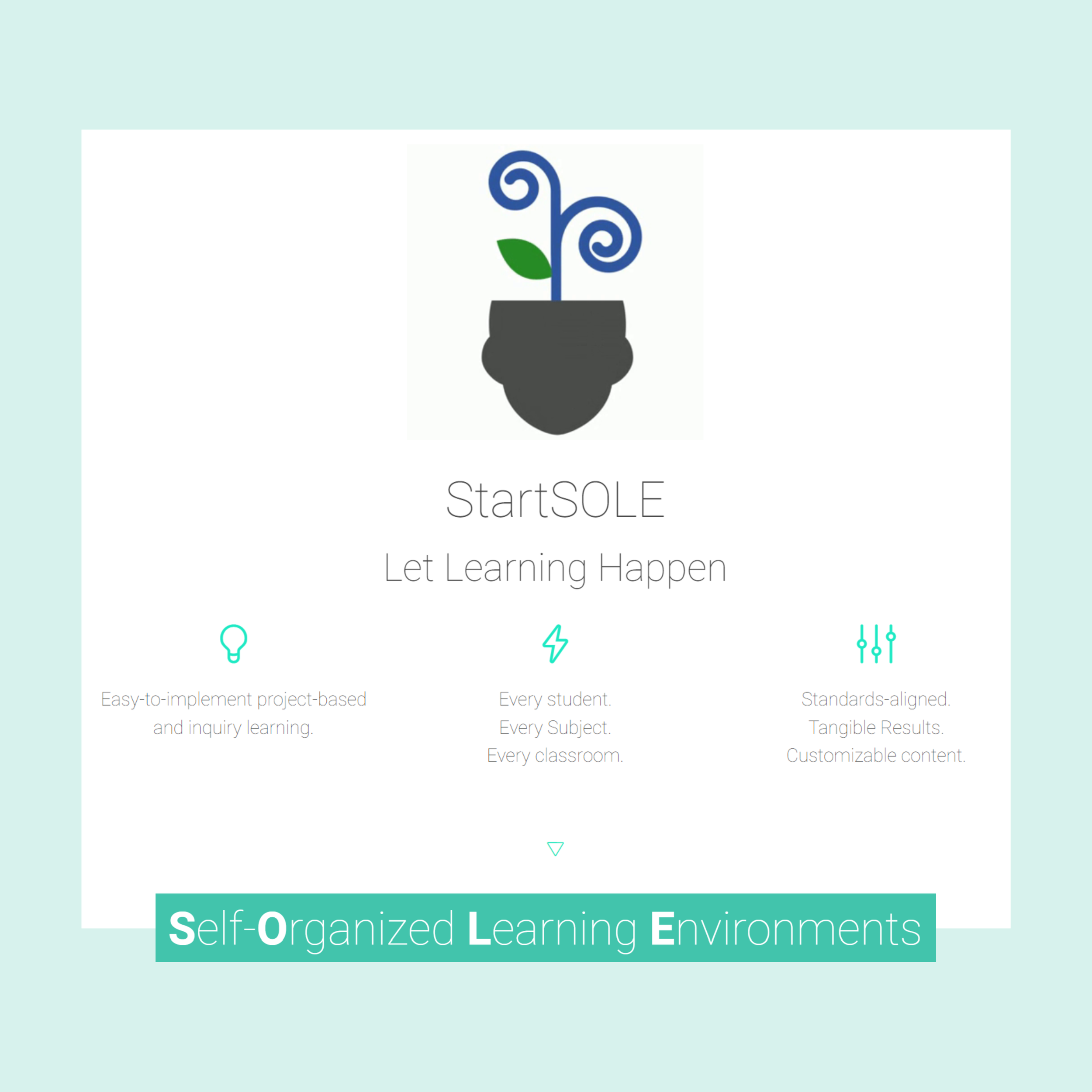 SOLE - Self Organized Learning Environment | Resources