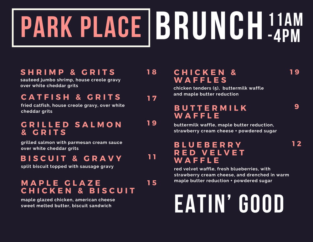 Our Menus (scroll)
