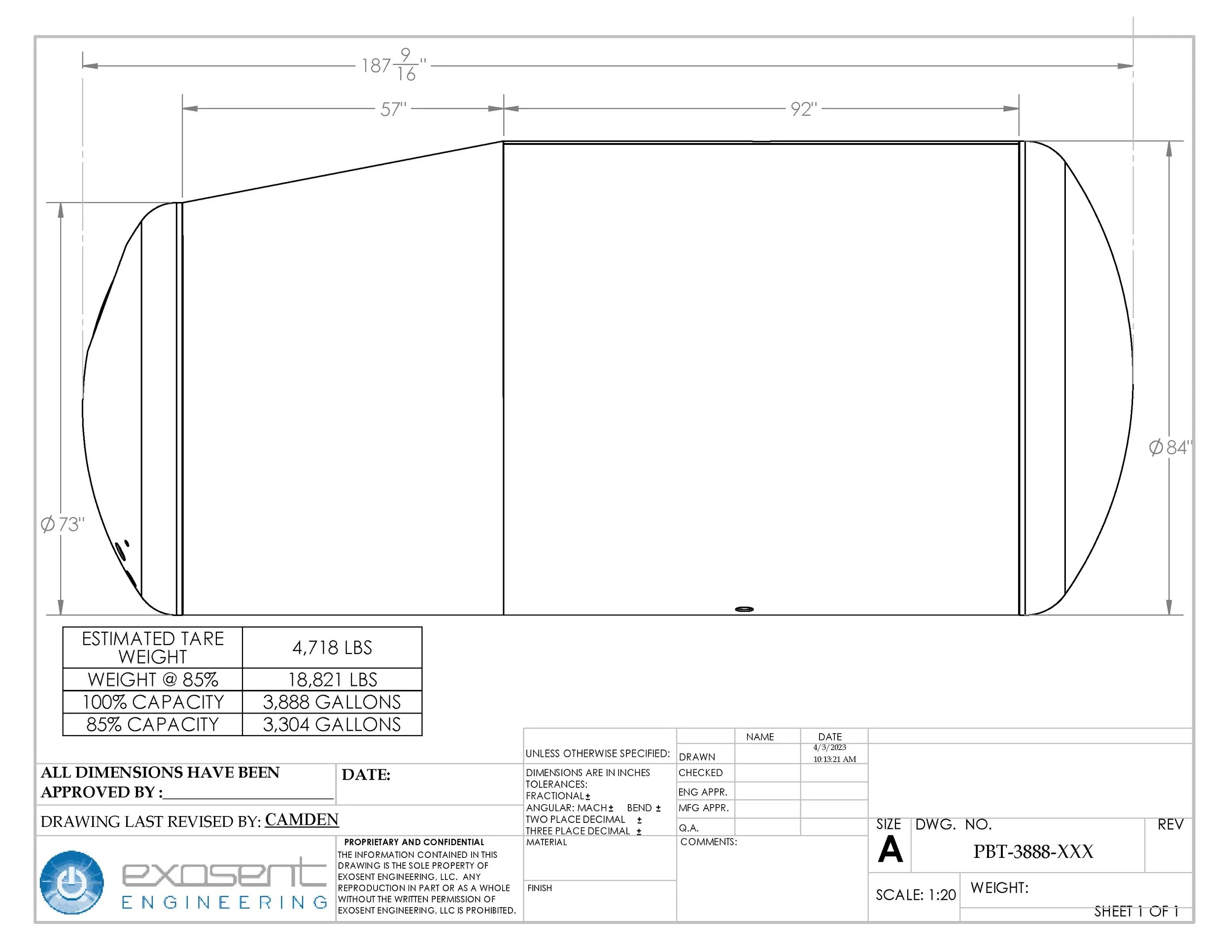3,888 PBT Bobtail — Exosent Engineering