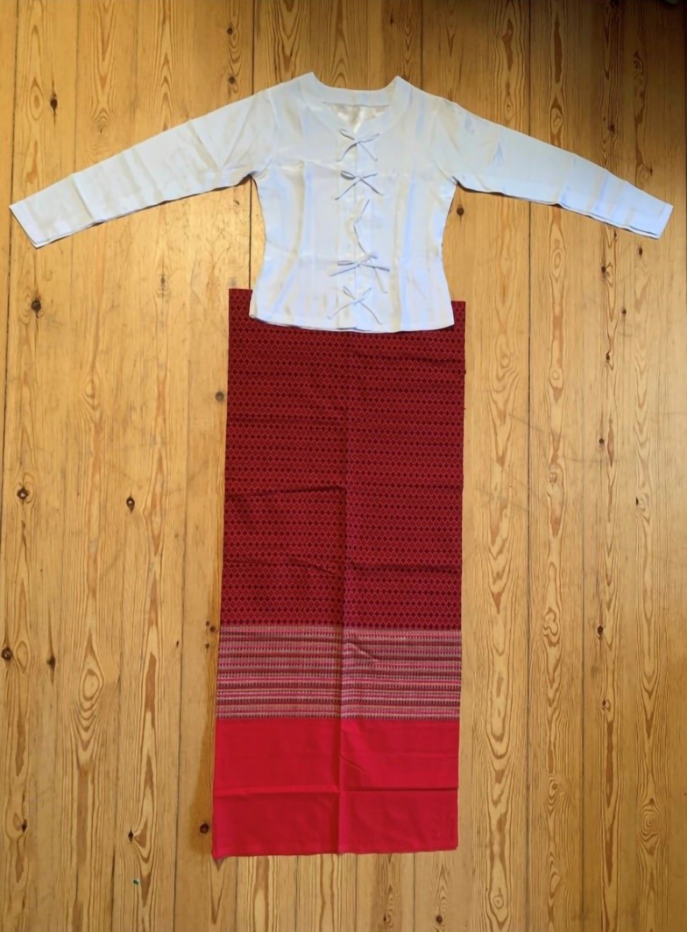 Mon Traditional Dress - Weaving Ecologies