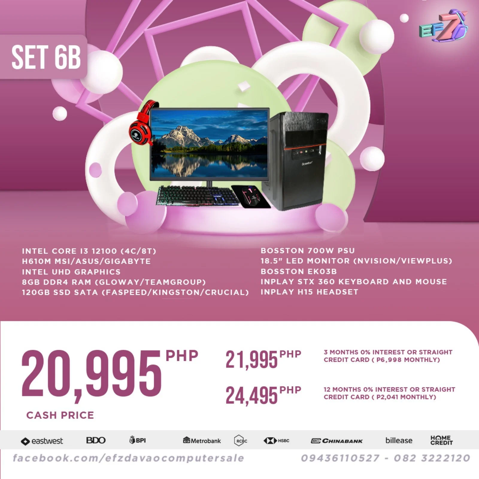 Desktop Sets — EFZ COMPUTER PARTS AND ACCESSORIES TRADING