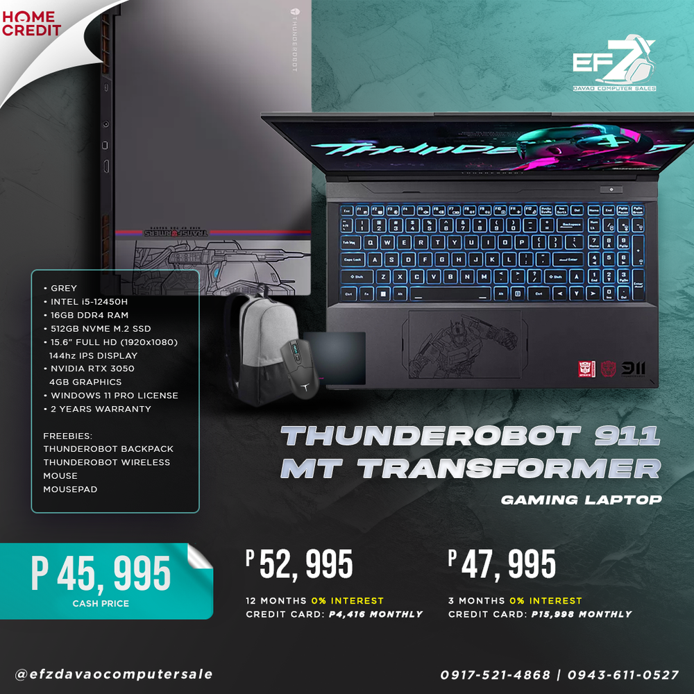 Gaming Laptops — EFZ COMPUTER PARTS AND ACCESSORIES TRADING