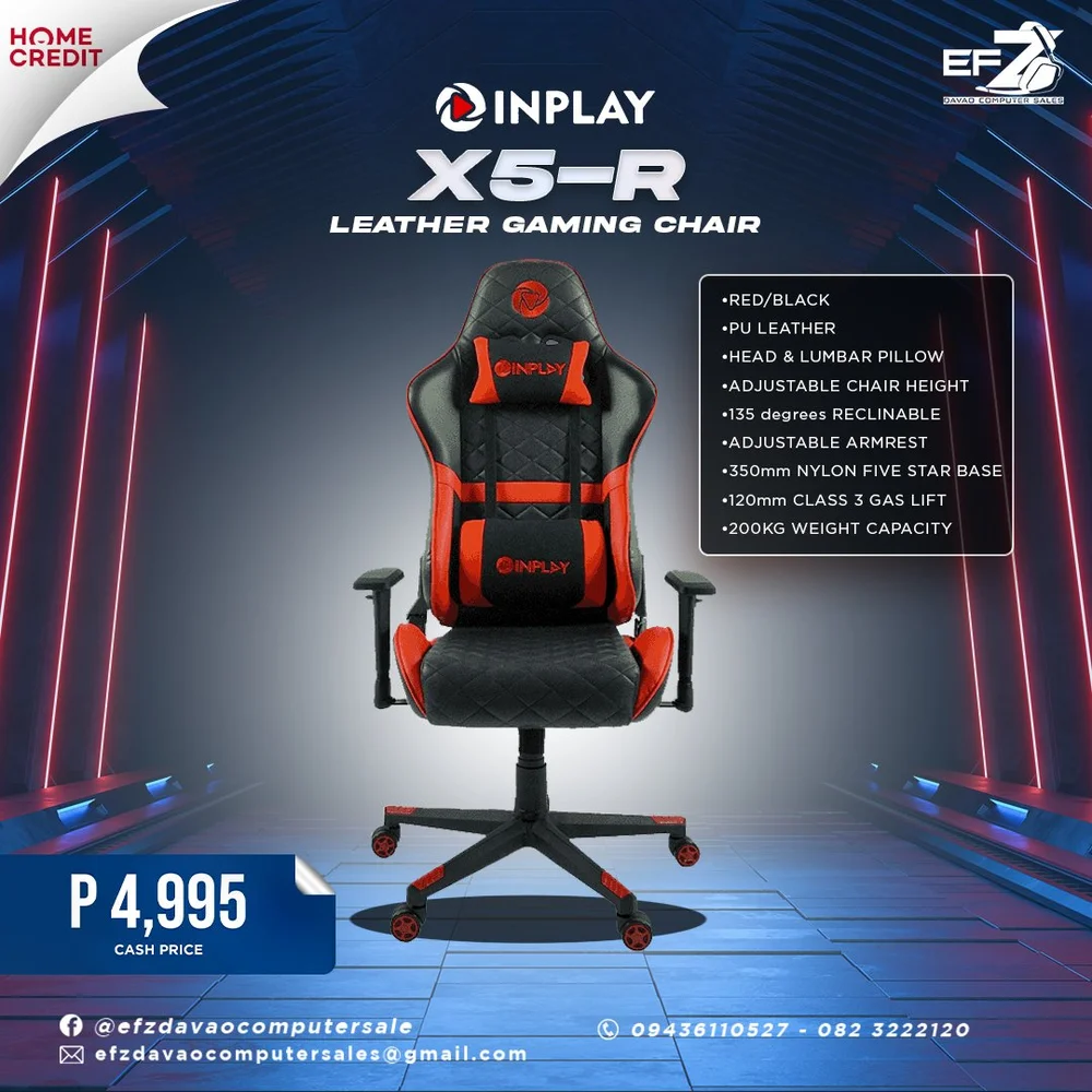 Gaming Chairs — EFZ COMPUTER PARTS AND ACCESSORIES TRADING