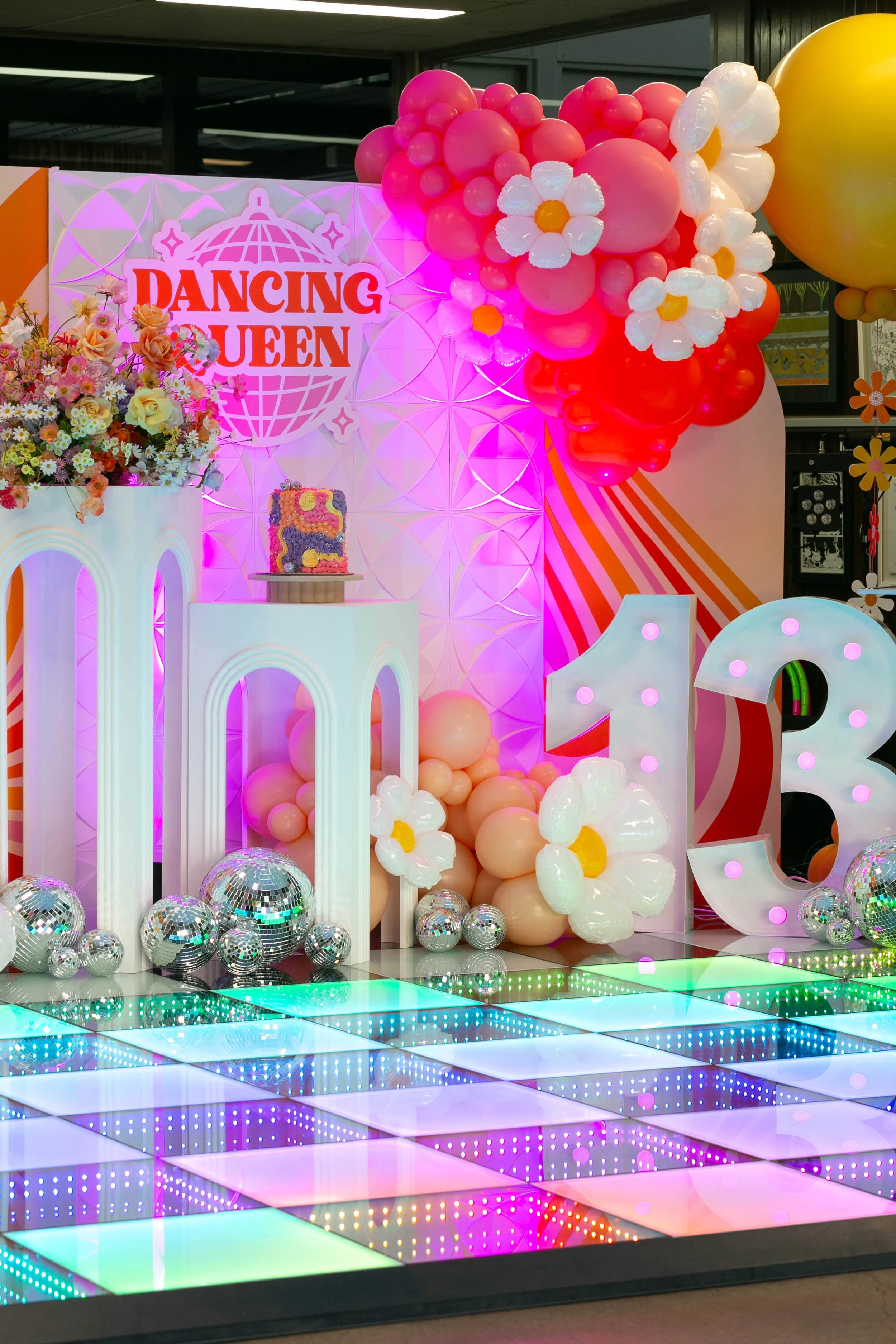 Disco Groove | Existing Theme Event Styling — Memorable Parties Perth