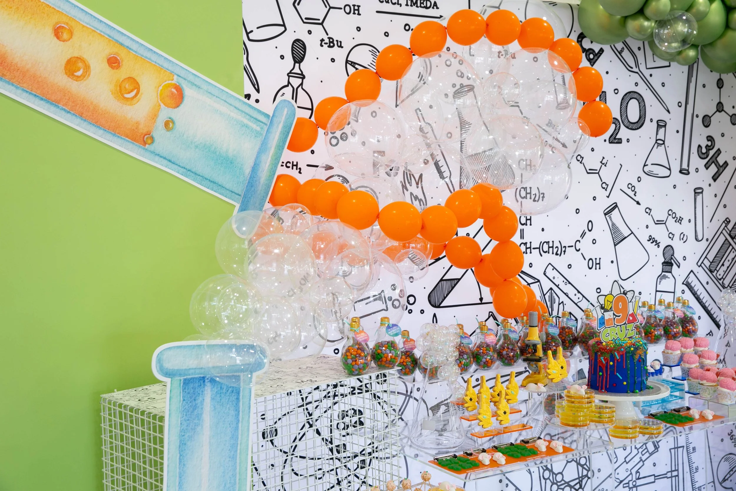 Science | Existing Theme Event Styling — Memorable Parties Perth