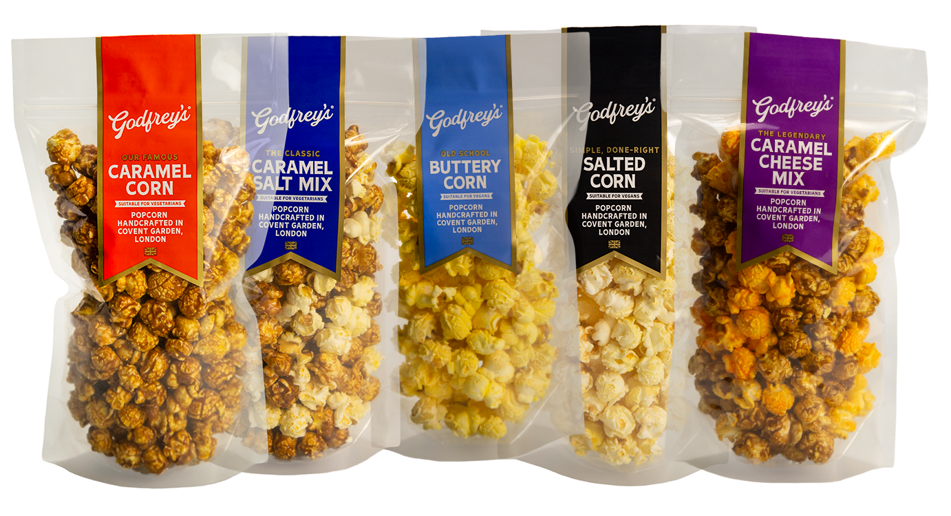Godfrey's Popcorn | Taste London's Finest Popcorn - Shop Now