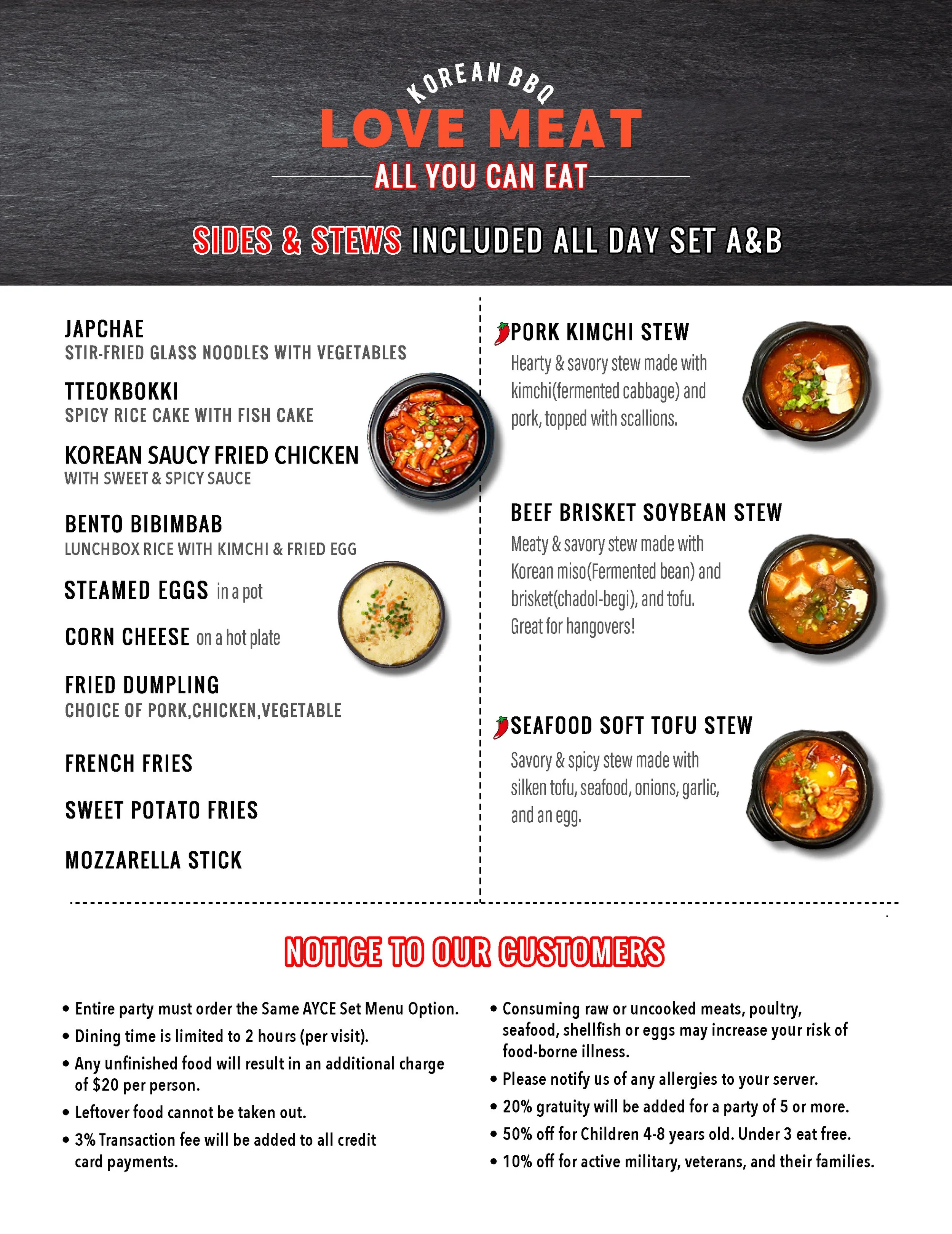 Menus - Dinner, Drinks, Lunch | Order Delivery — Love Meat BBQ