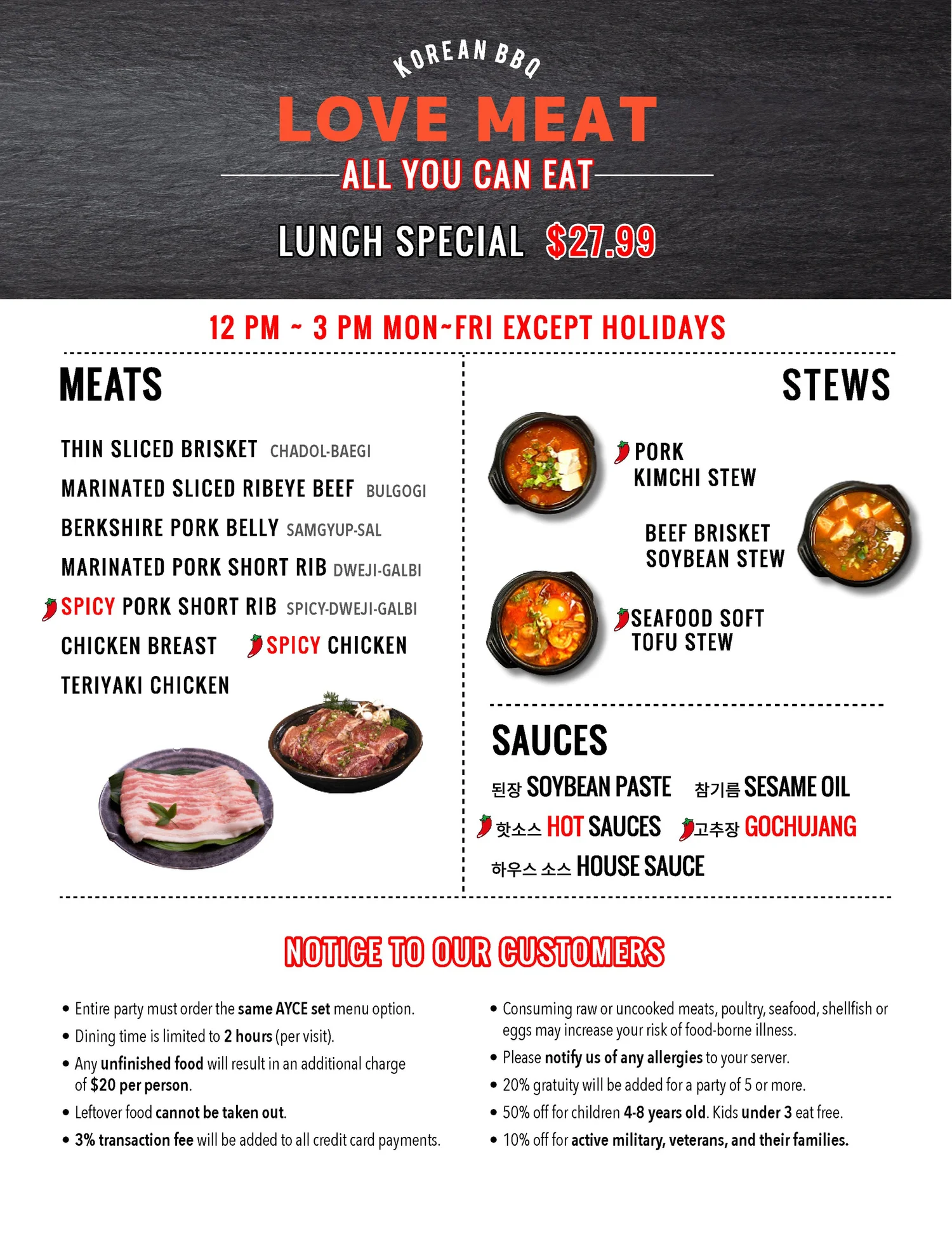 Menus - Dinner, Drinks, Lunch | Order Delivery — Love Meat BBQ
