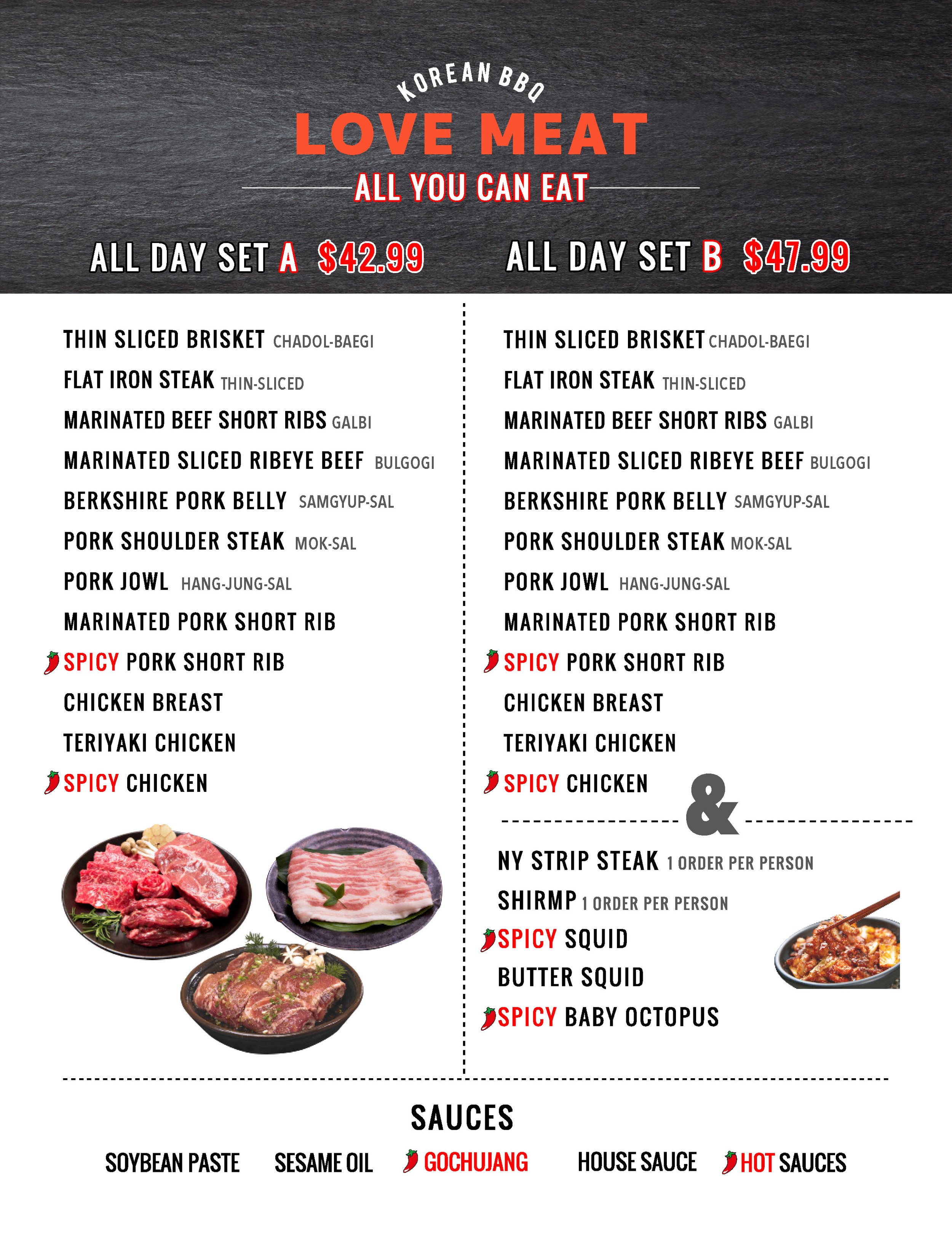 Menus - Dinner, Drinks, Lunch | Order Delivery — Love Meat BBQ