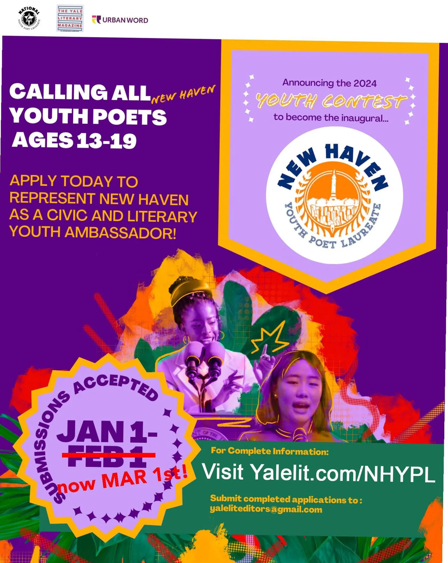 New Haven Youth Poet Laureate — The Yale Literary Magazine