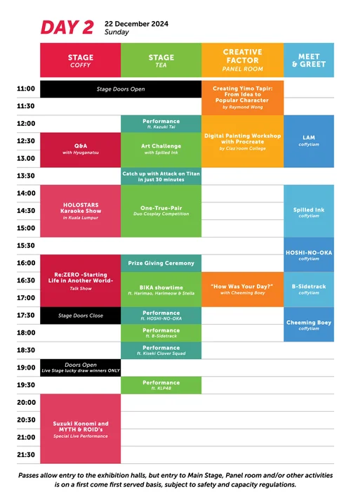 Comic Fiesta 2024 21-22 December Kuala Lumpur Convention Centre — COMIC ...