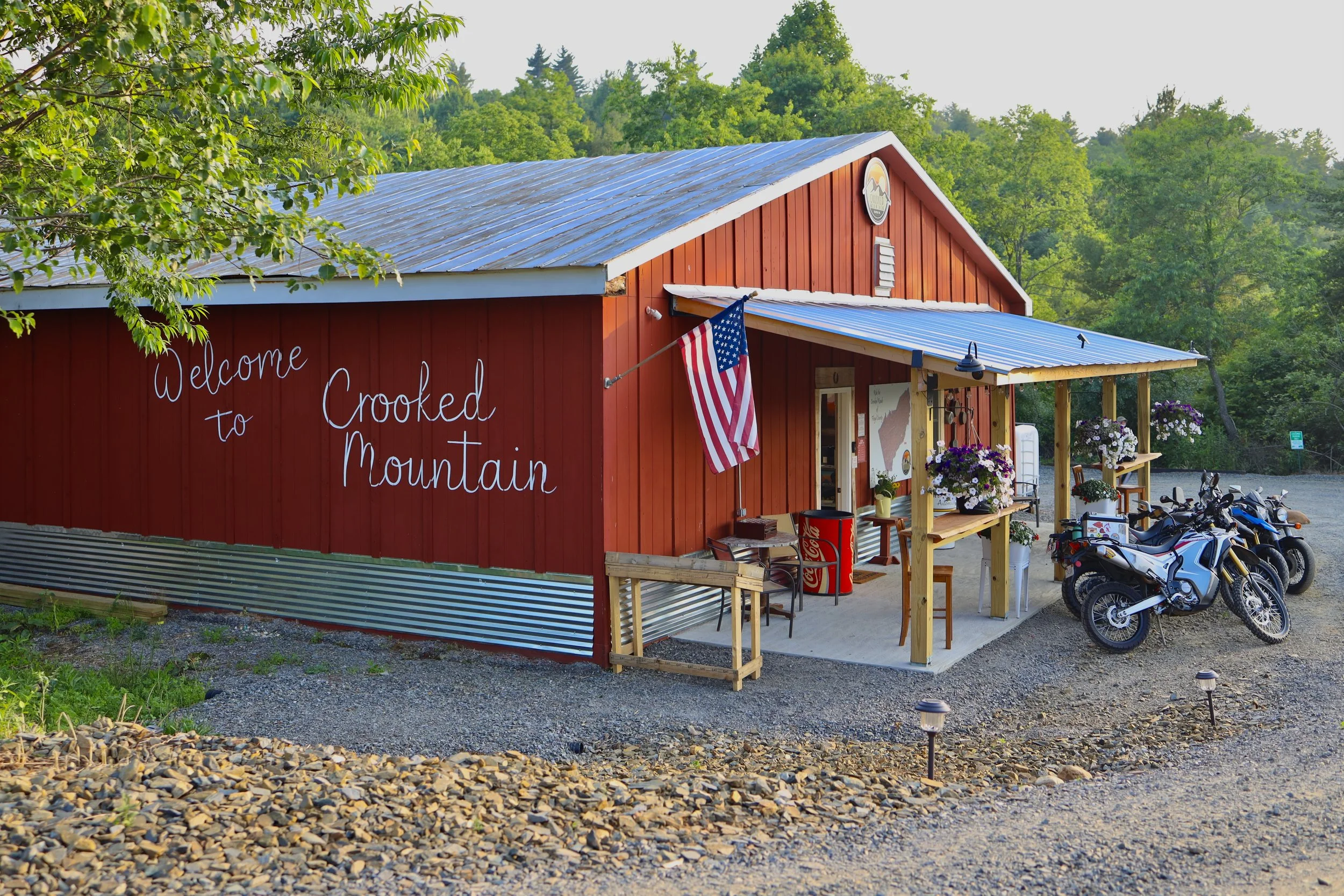 Crooked Mountain - primitive tent camping off the Blue Ridge Parkway!