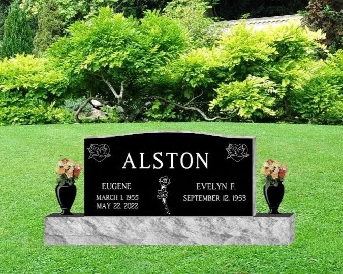 Double Upright Headstones — GMILLS INC