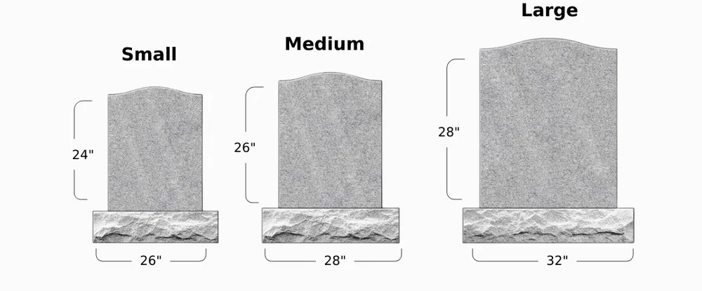 Single Upright Headstones — GMILLS INC